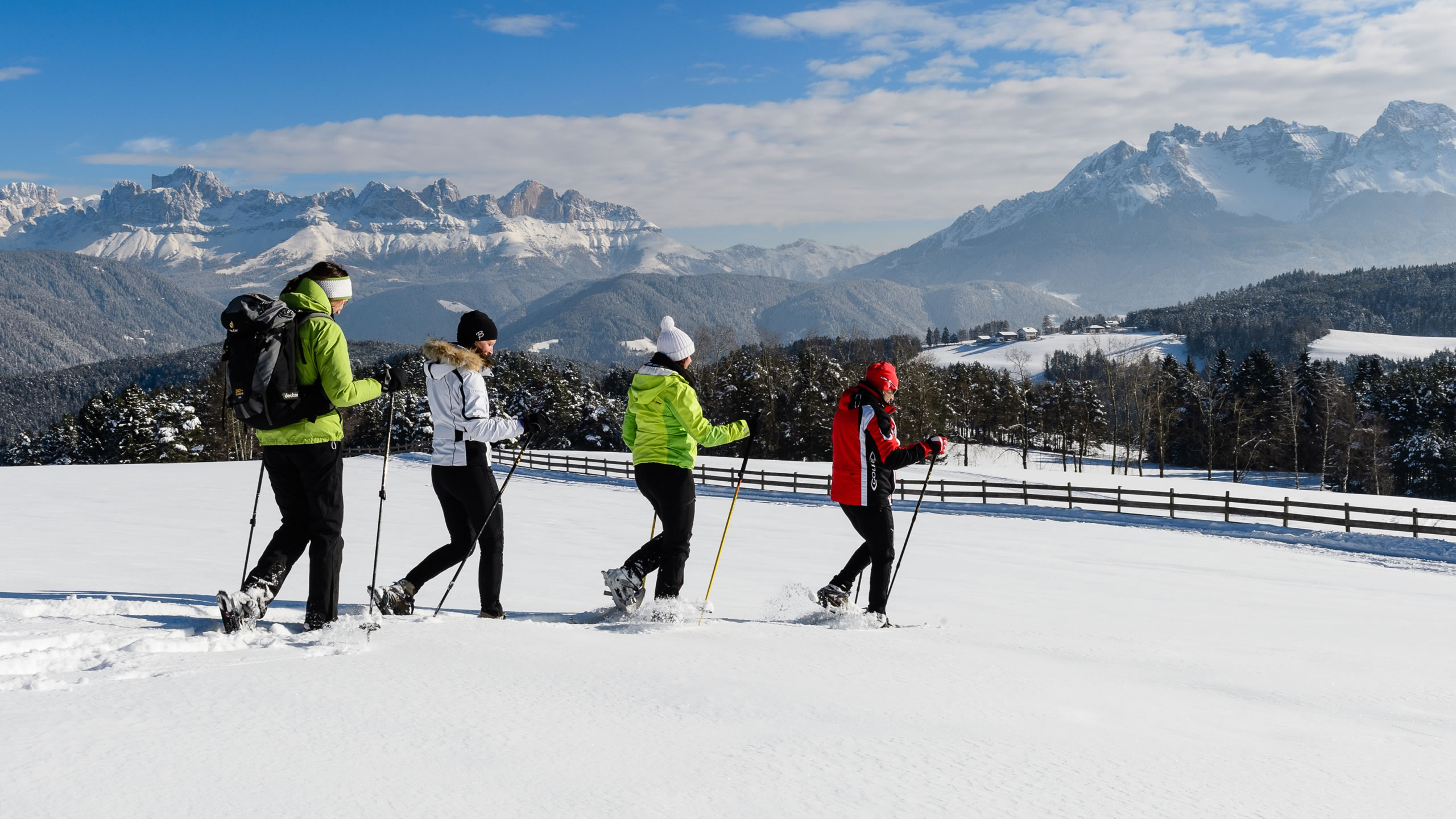 Winterwandern in den Dolomiten – einfach zauberhaft